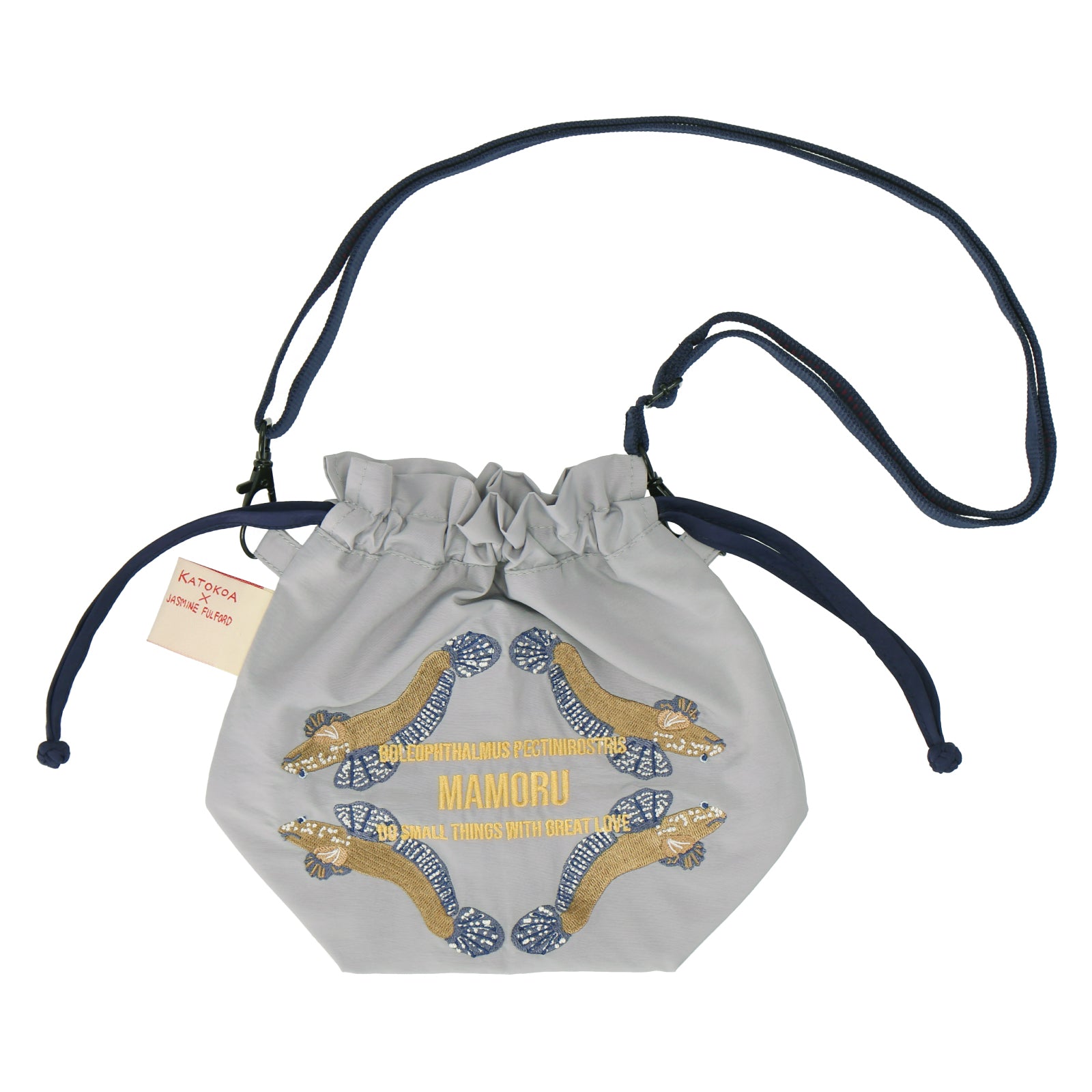 【NEW】巾着 #110a グレー ムツゴロウ – INTERMODE KAWABE