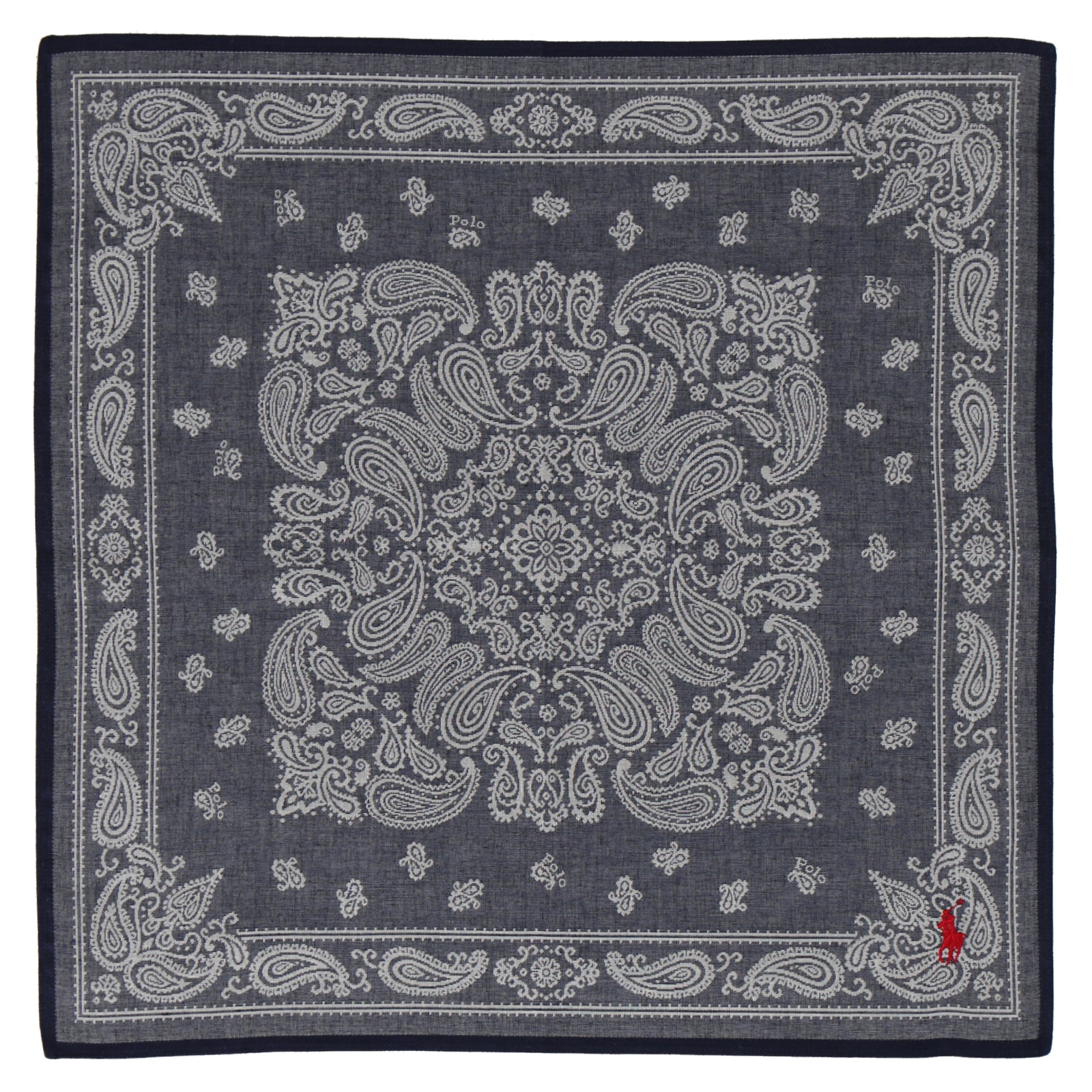 婦人ガーゼハンカチ #123c ネイビーブルー – INTERMODE KAWABE