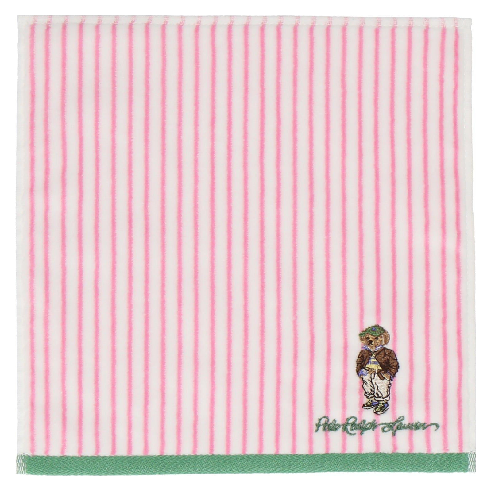 婦人ミニタオル #129a ポロベア ピンク – INTERMODE KAWABE