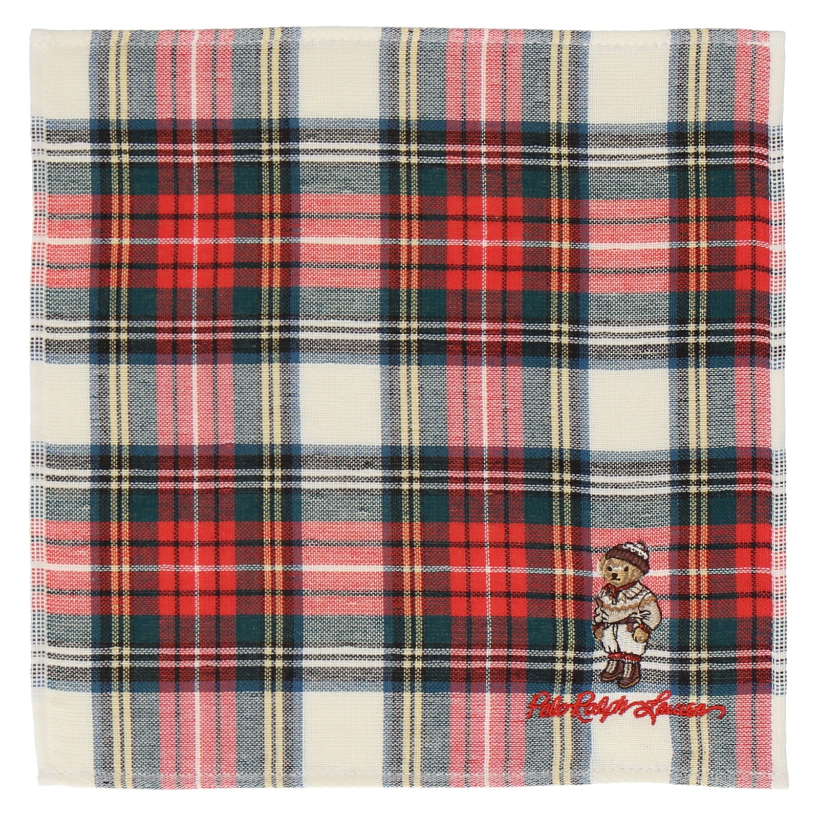 婦人ミニタオル #129b ポロベア アイボリー – INTERMODE KAWABE