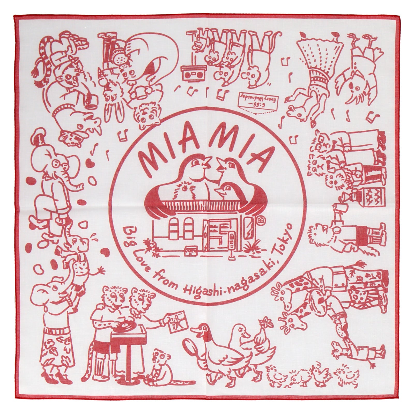 【NEW】マイアマイア ハンカチ #135a レッド – INTERMODE KAWABE