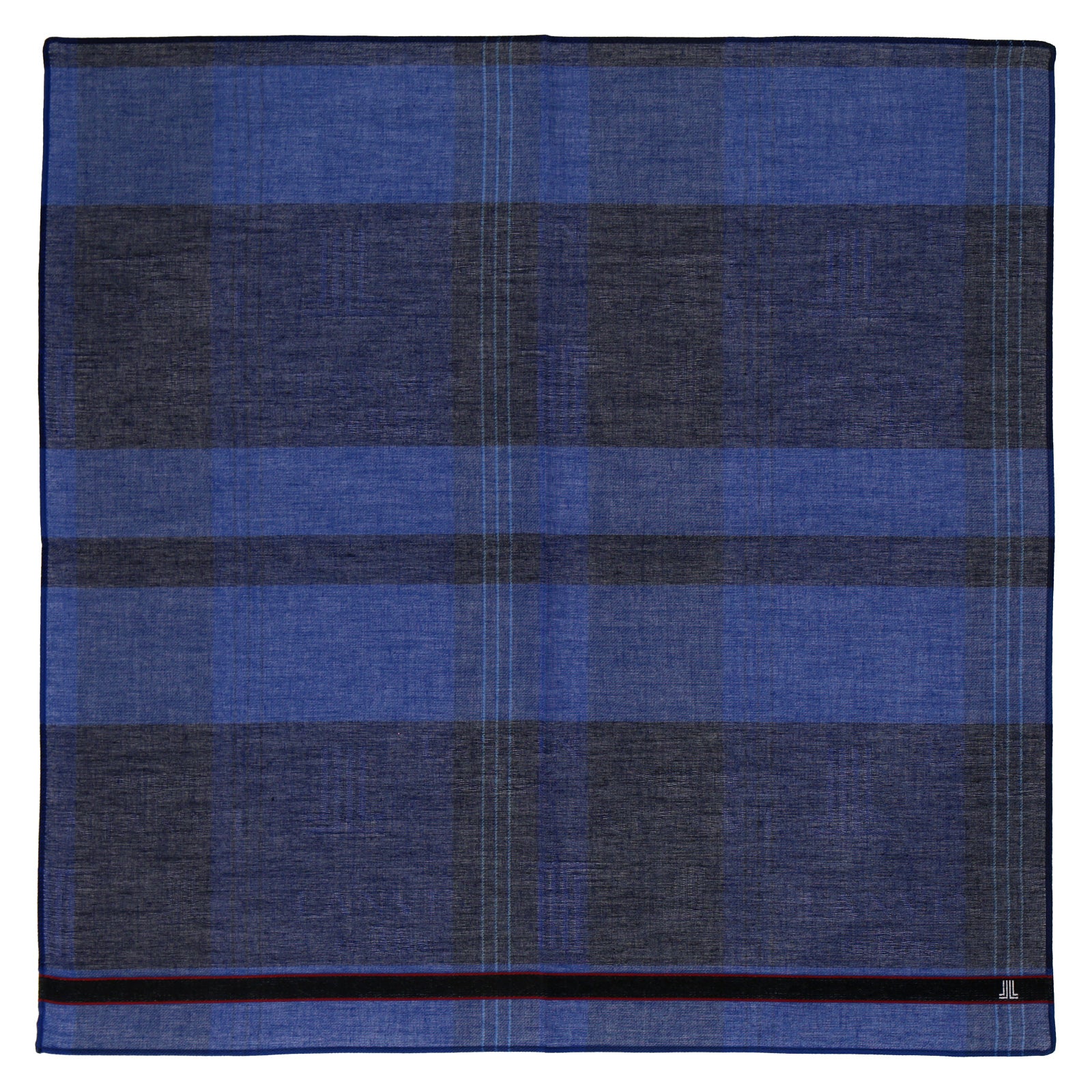 【NEW】紳士先染めハンカチ #175a ネイビーブルー – INTERMODE KAWABE