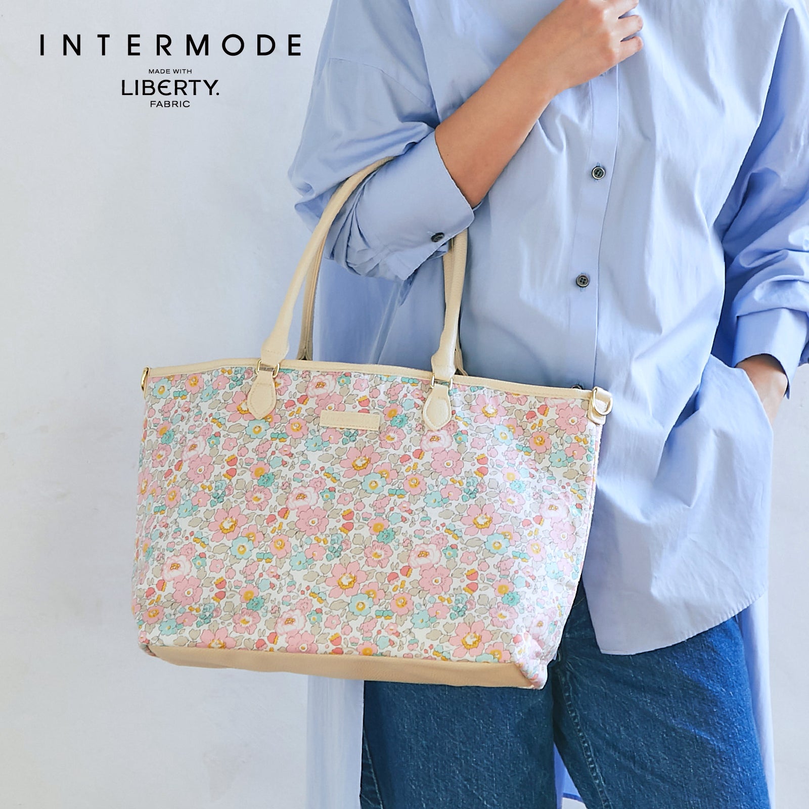 【NEW】 2WAYオープントートバッグ #187e Betsy (ベッツィー) ピンク – INTERMODE KAWABE