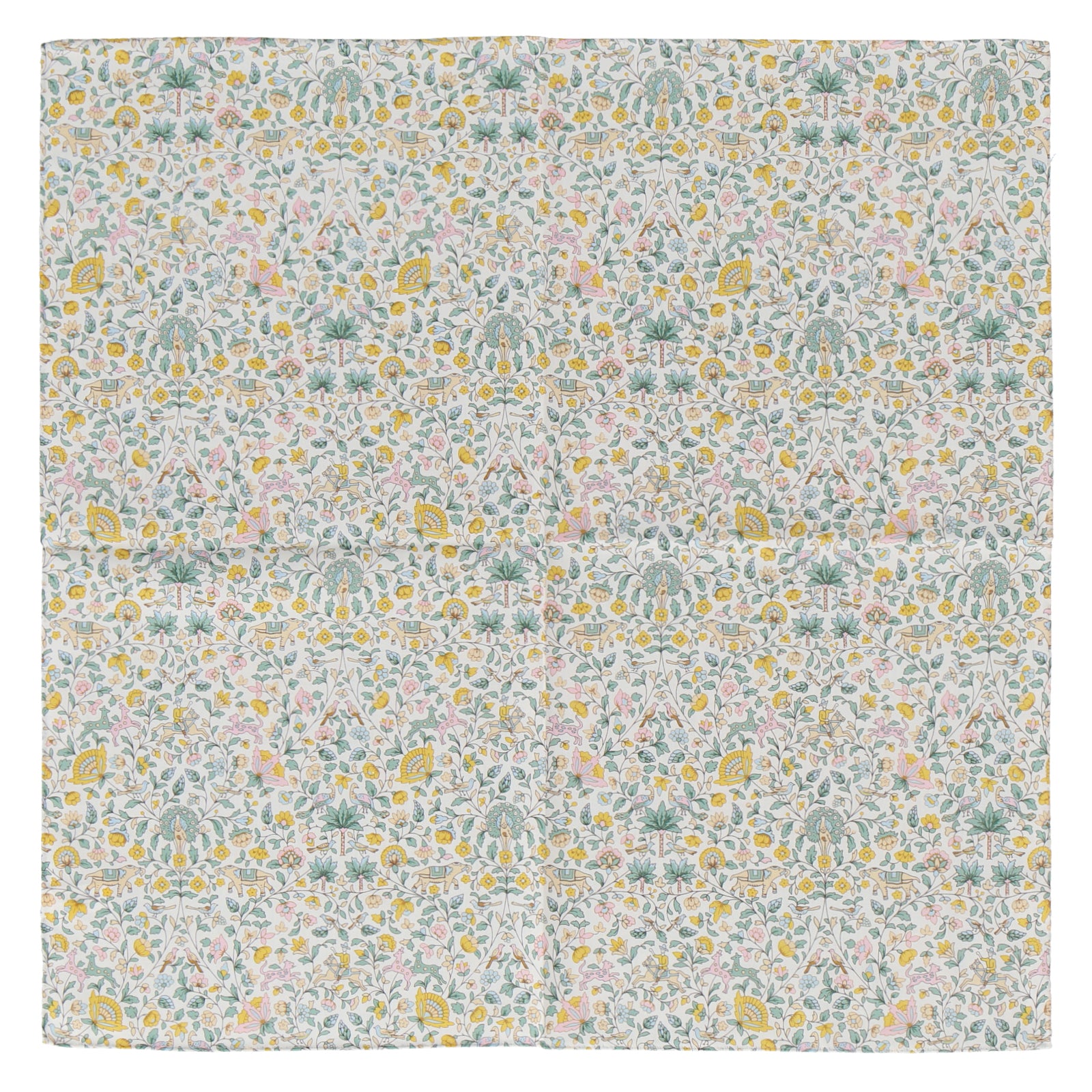 婦人プリントハンカチ #190c イエロー – INTERMODE KAWABE