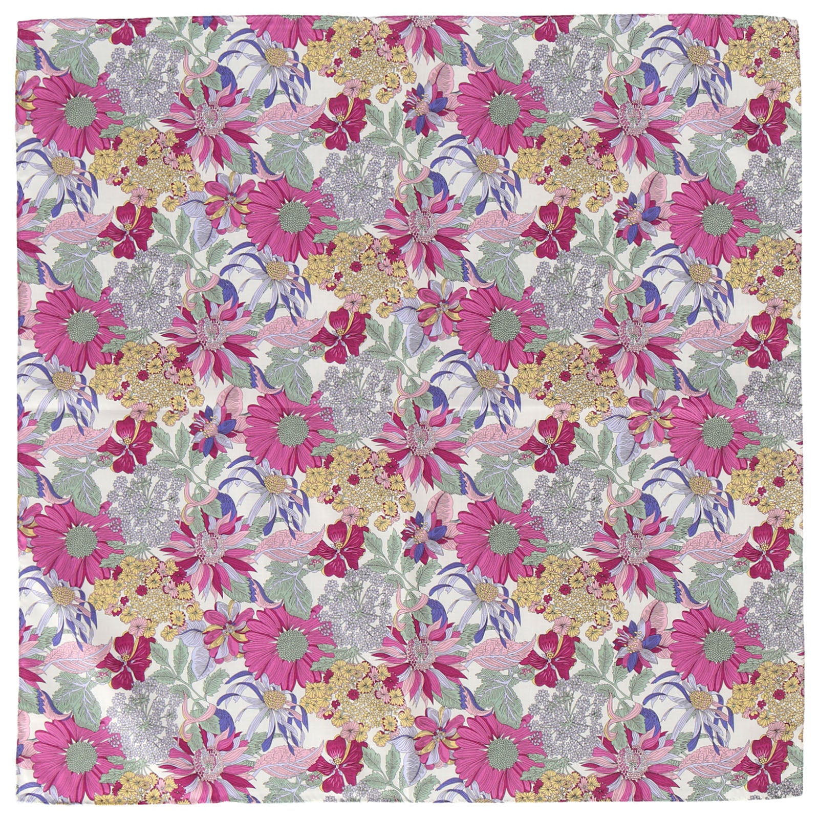 婦人ハンカチ #190a Angelica Garla パープル – INTERMODE KAWABE