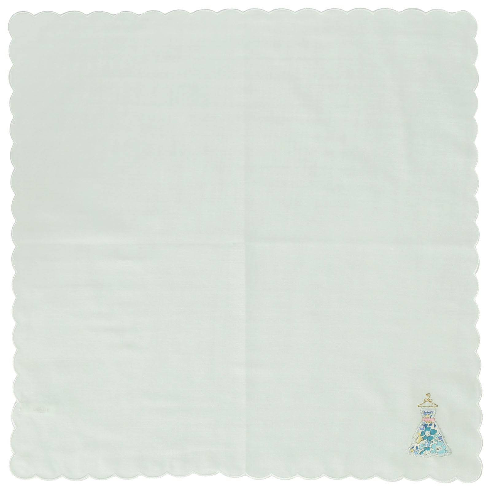 ガーゼハンカチ #190b ドレス グリーン – INTERMODE KAWABE