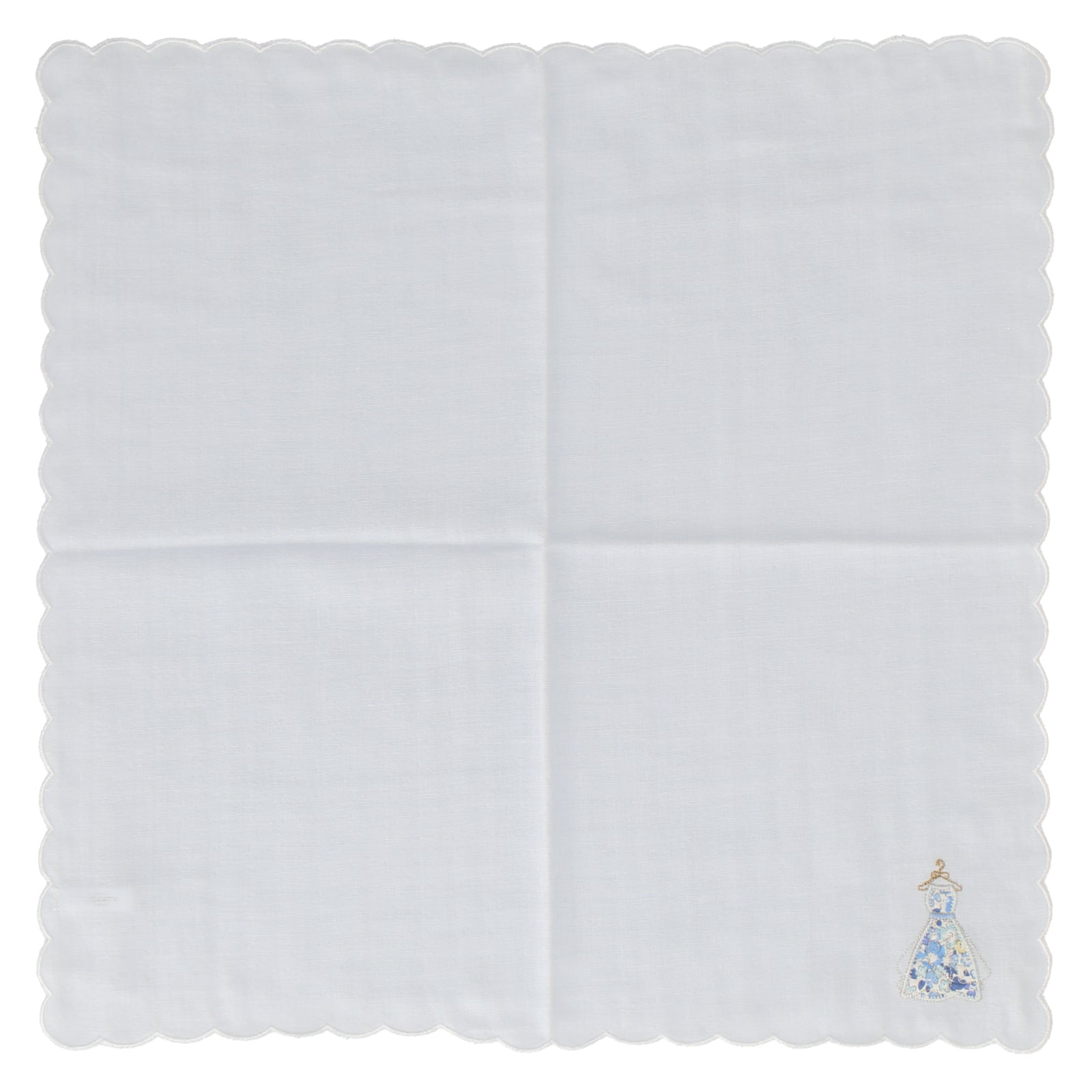 ガーゼハンカチ ドレス #190b ブルー – INTERMODE KAWABE