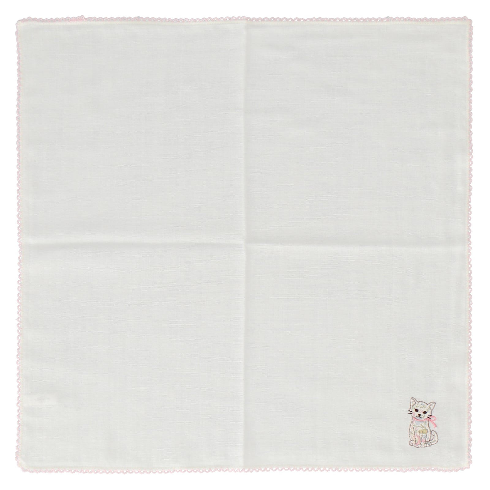 【NEW】ガーゼハンカチ キャット #190c アイボリー – INTERMODE KAWABE