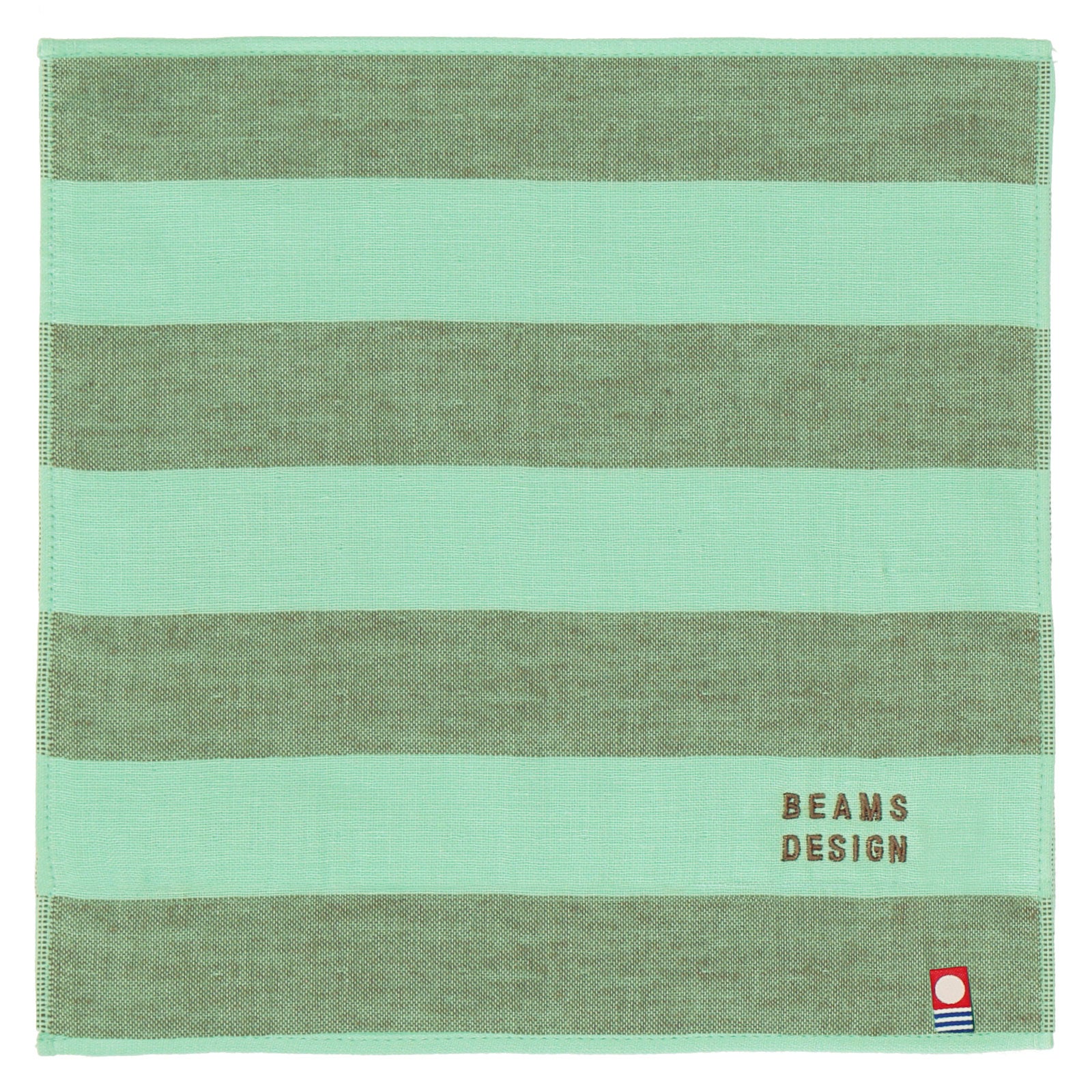 紳士タオルハンカチ #069b グリーン – INTERMODE KAWABE