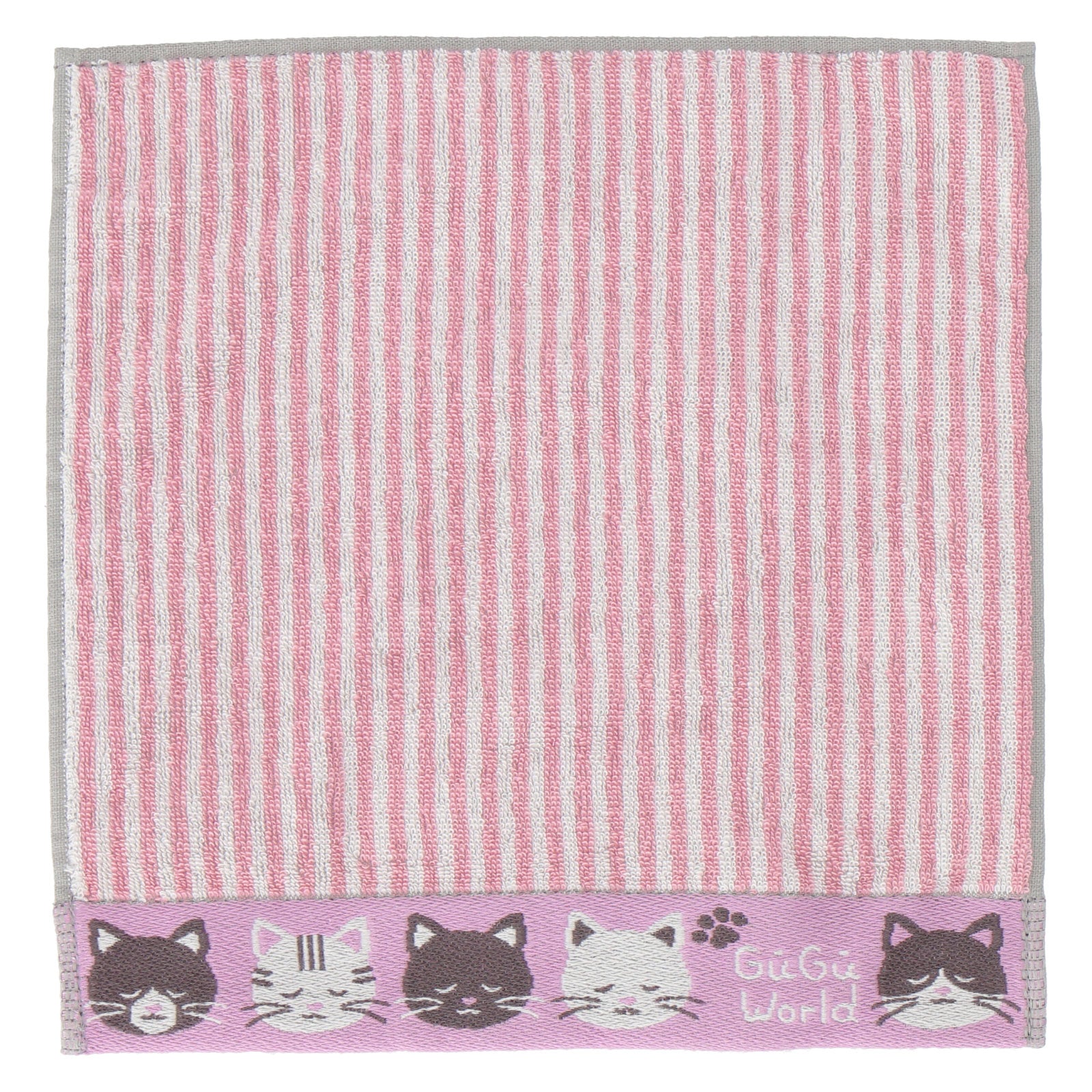 婦人タオルハンカチ #367a ピンク – INTERMODE KAWABE